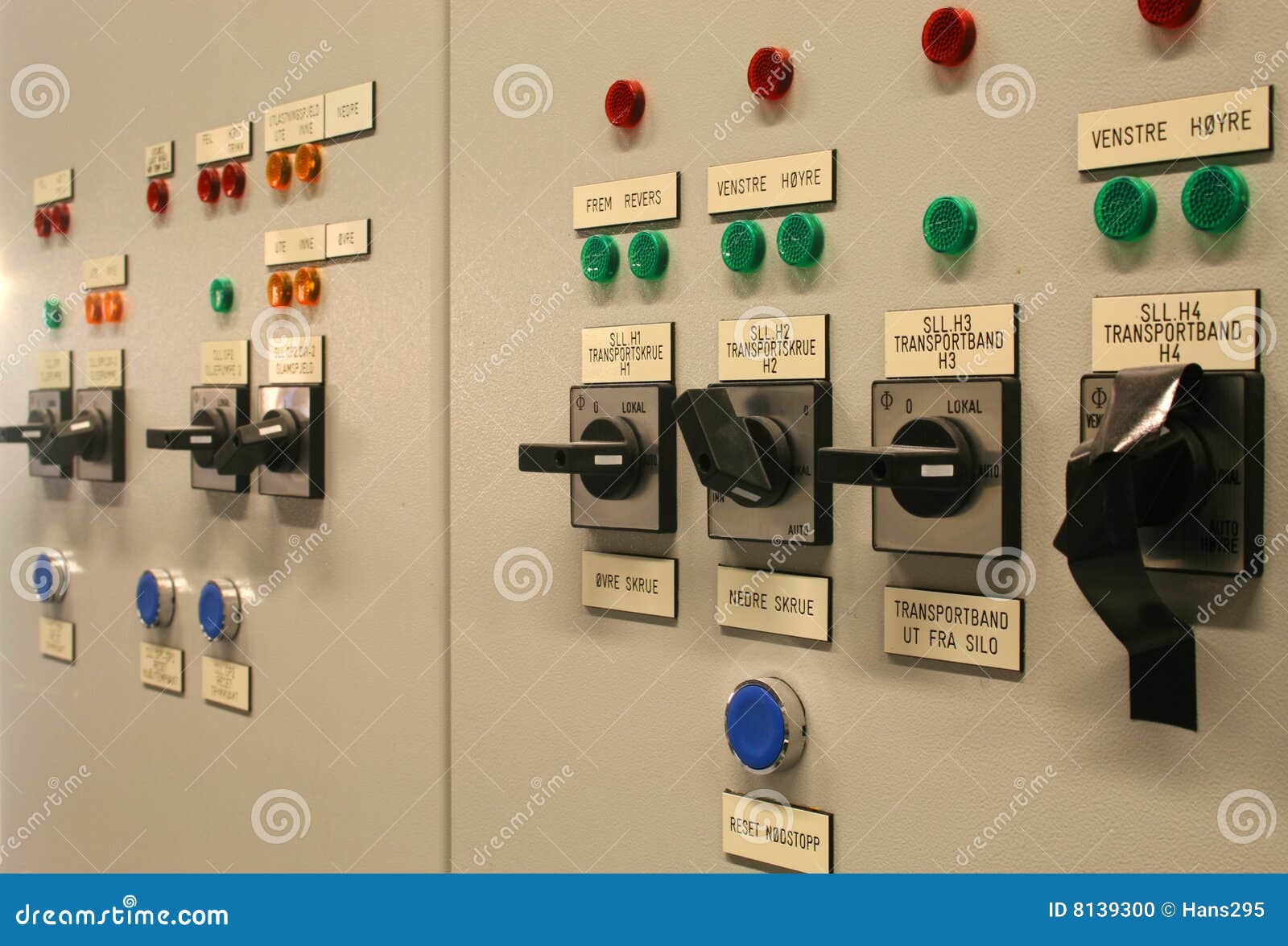Switch panel. stock photo. Image of industry, technique - 8139300