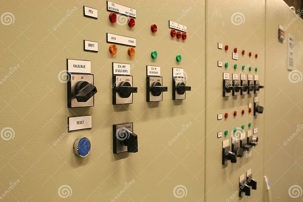 Switch panel. stock photo. Image of electronics, switch - 8139334