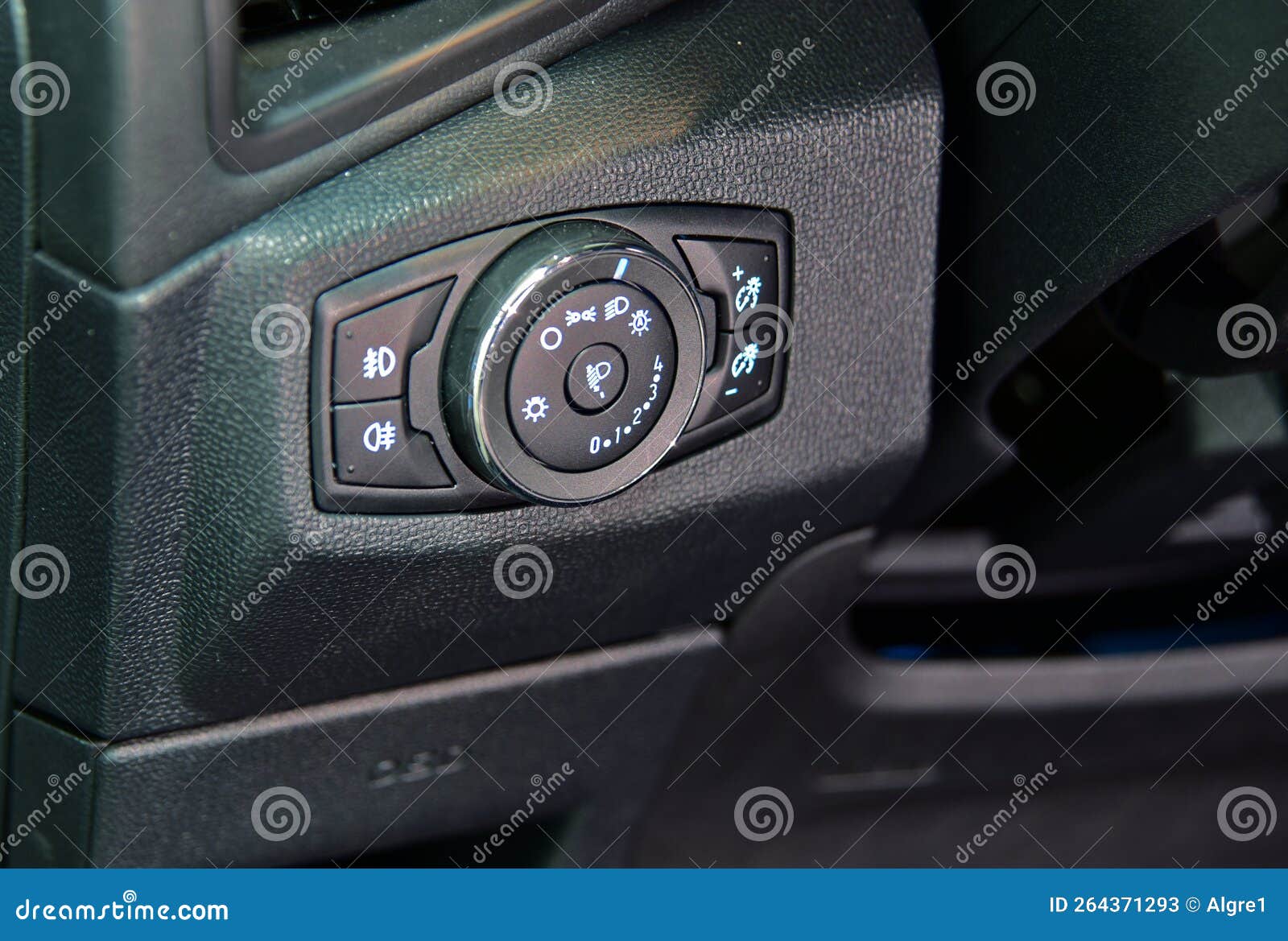 Switch for Passenger Car Lights Stock Image - Image of hybrid ...