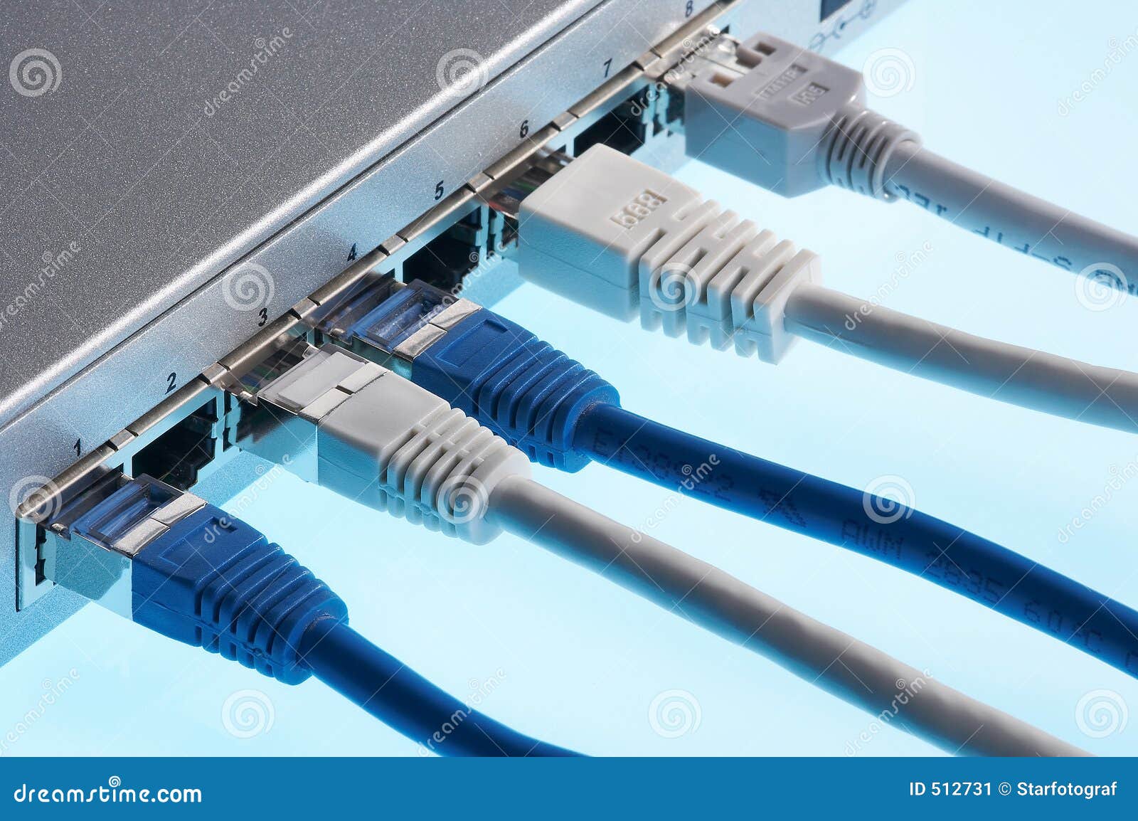 Switch plugged stock image. Image of hightech, internet - 512731