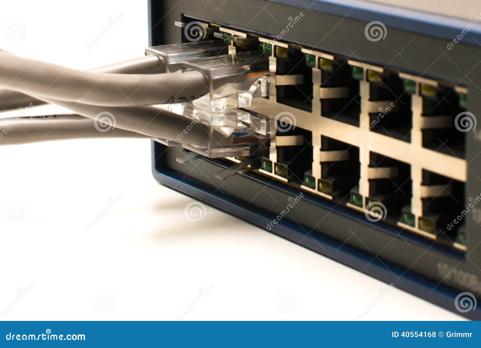 Switch Ports online stock photo. Image of twistedpair - 40554168