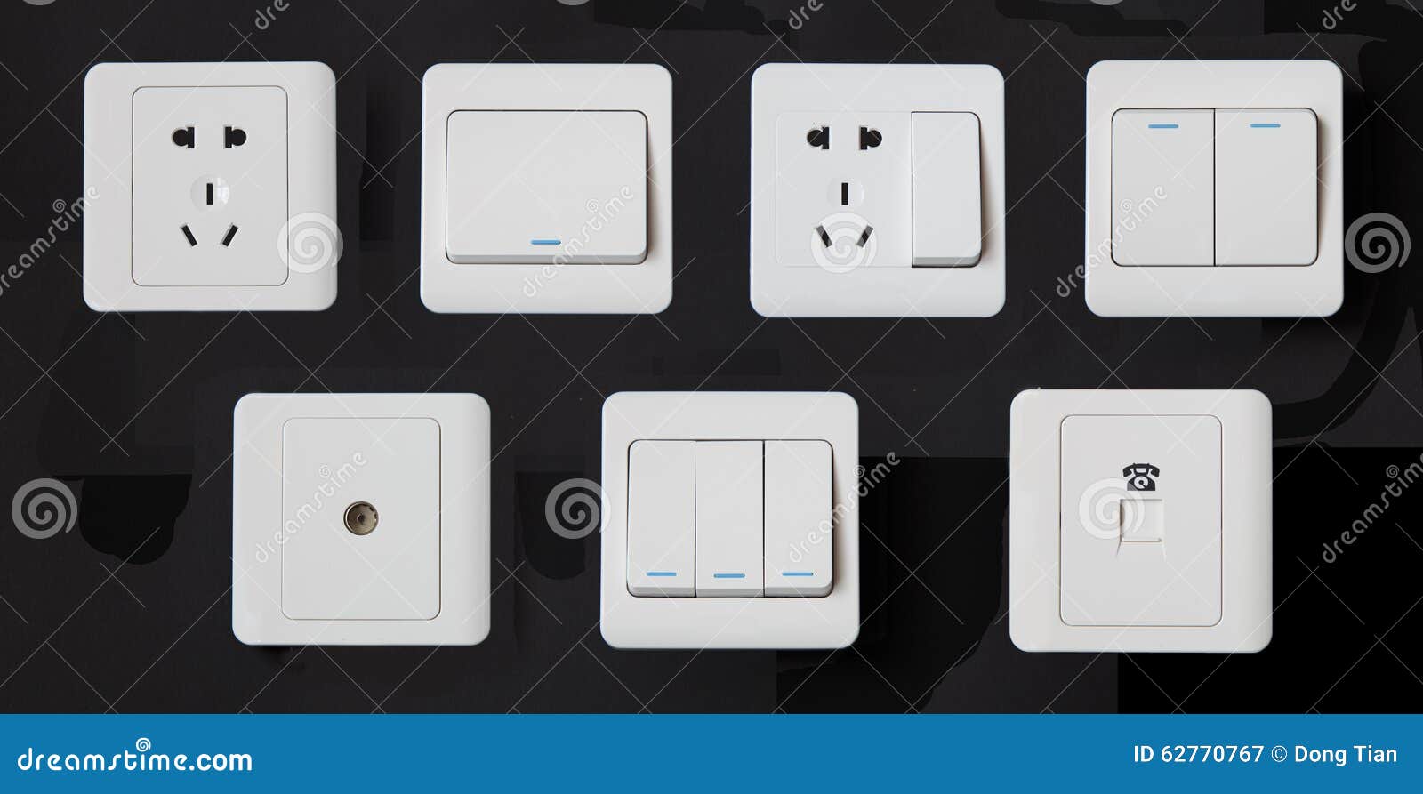 Switch the power plug stock image. Image of electrical - 62770767