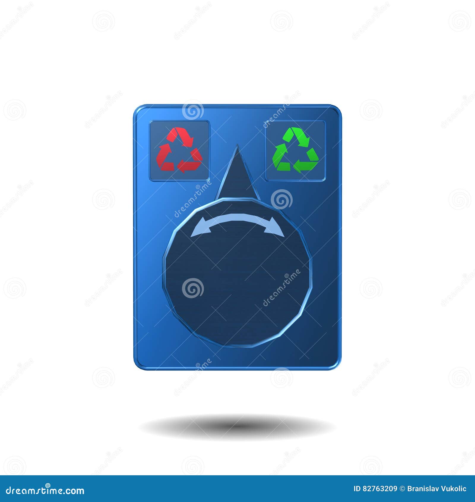 Switch, Recycling, 3d Illustration Stock Illustration - Illustration of ...