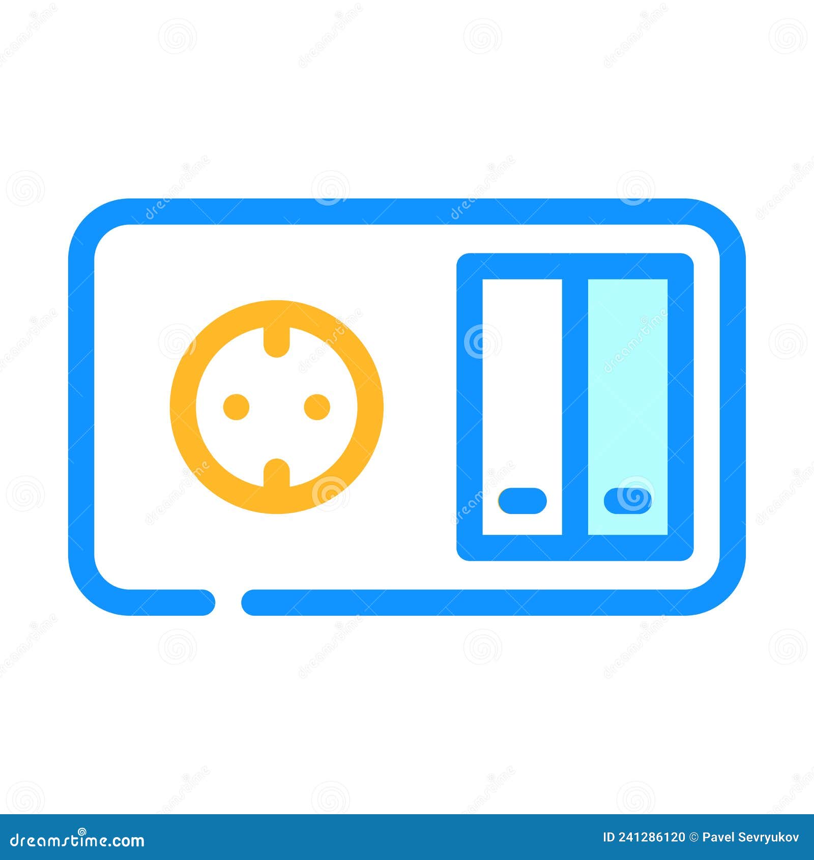 Switch And Socket Vector Illustration | CartoonDealer.com #8879510