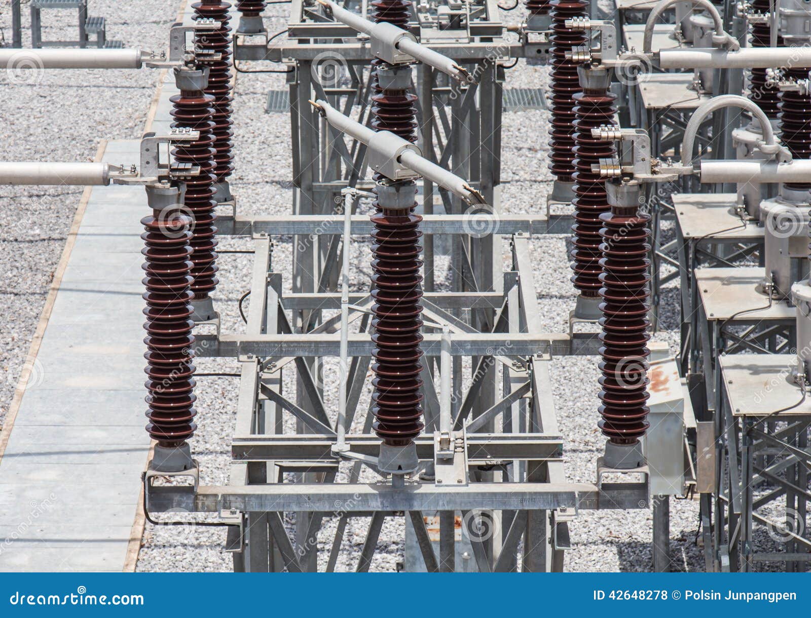 Switch in sub station stock photo. Image of power, distribution - 42648278