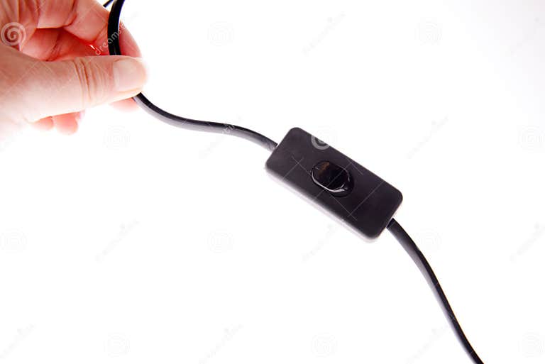 The switch of a table lamp stock photo. Image of crown - 55842896