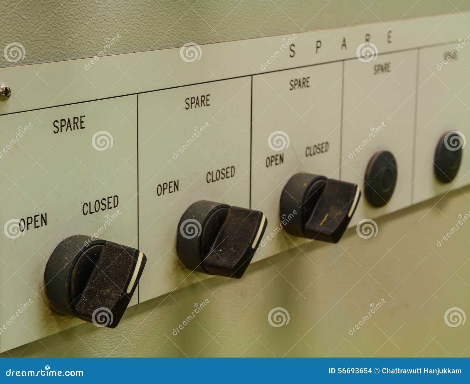 Switch to open or close. stock photo. Image of industrial - 56693654