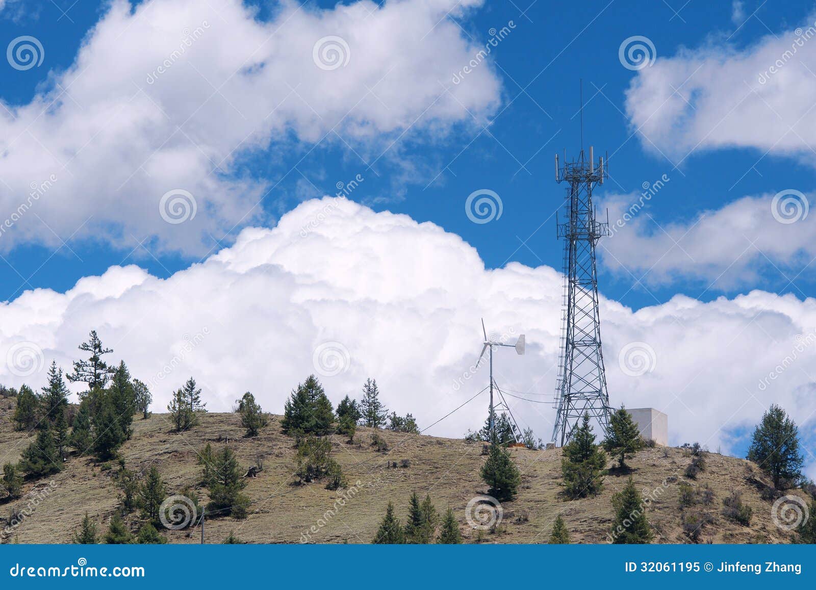 Switch tower stock image. Image of metal, iron, frame - 32061195