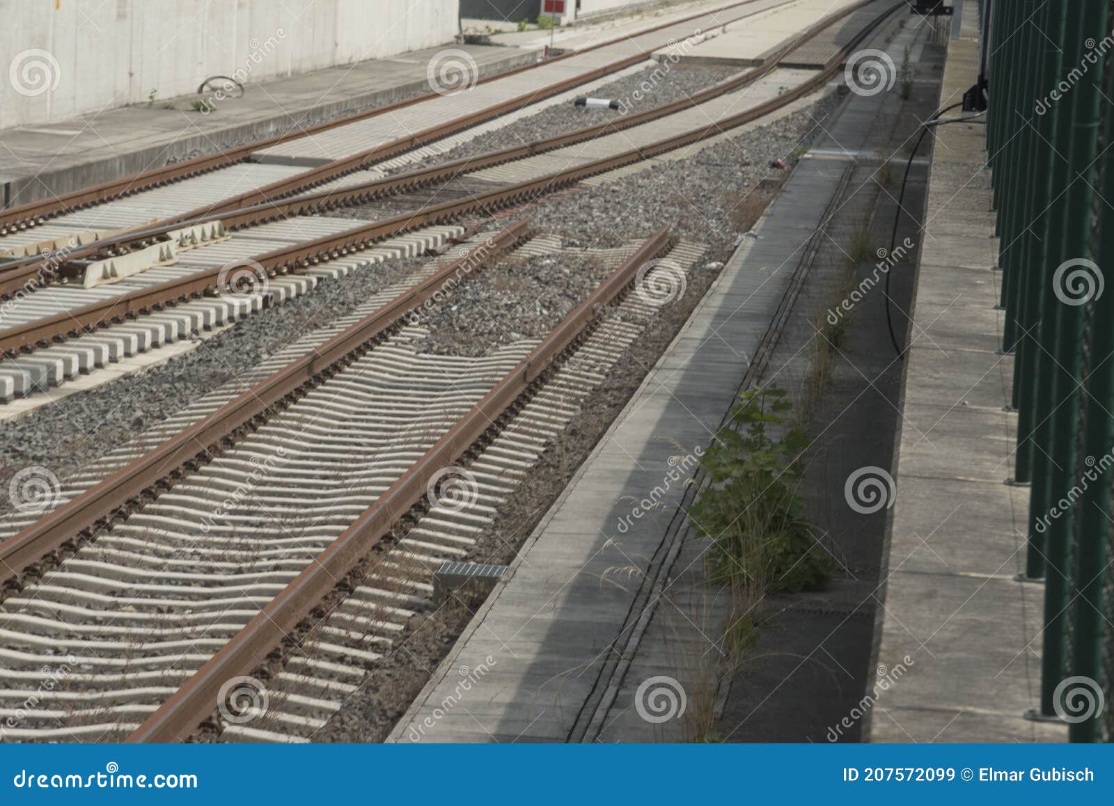 Switch or Track Switch in Railroad and Train Traffic Stock Image ...