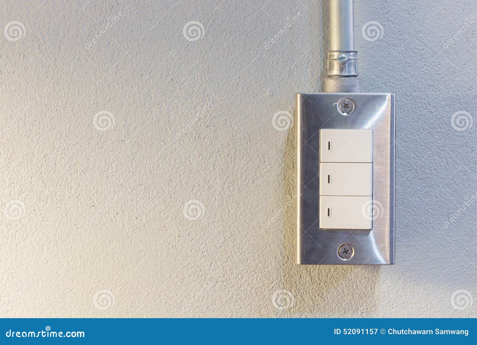 Switch turn on/off stock image. Image of home, button - 52091157