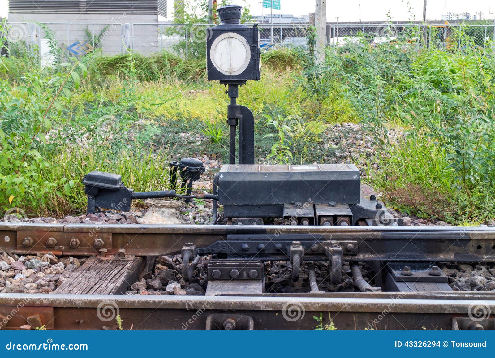 Switch and turnout train stock photo. Image of steel - 43326294