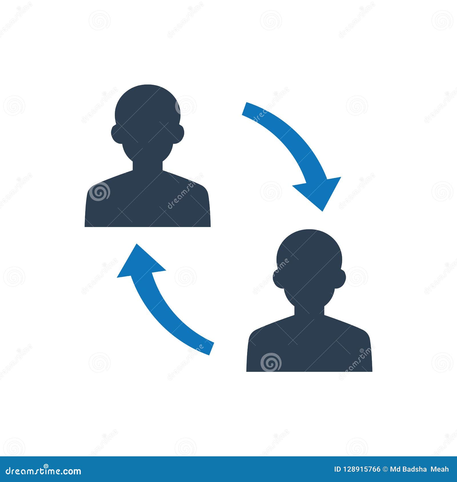 Switch user icon stock vector. Illustration of turn - 128915766