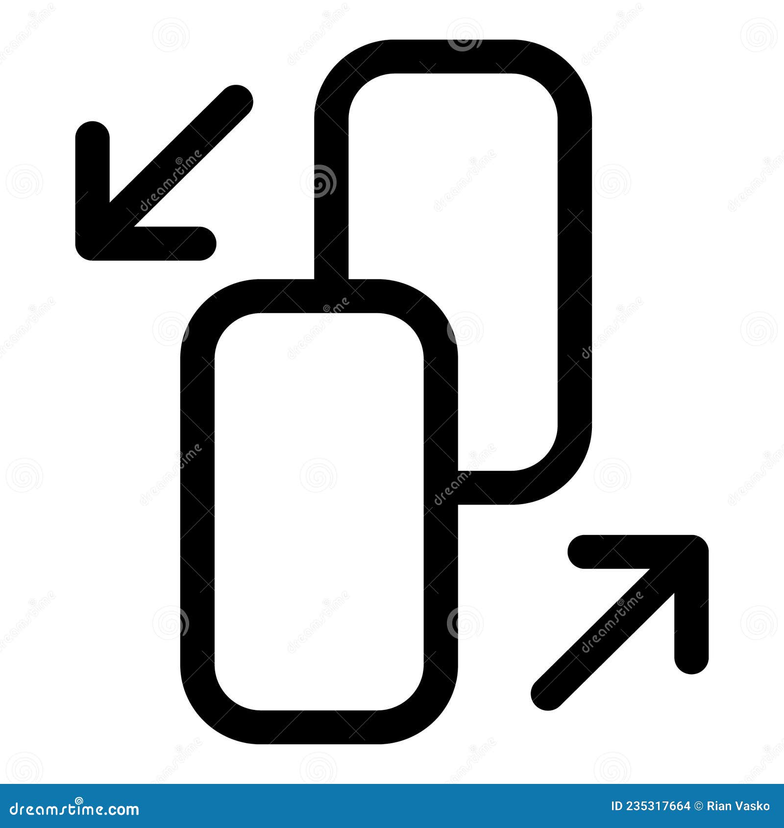 Switch User or Profile stock vector. Illustration of previous - 235317664