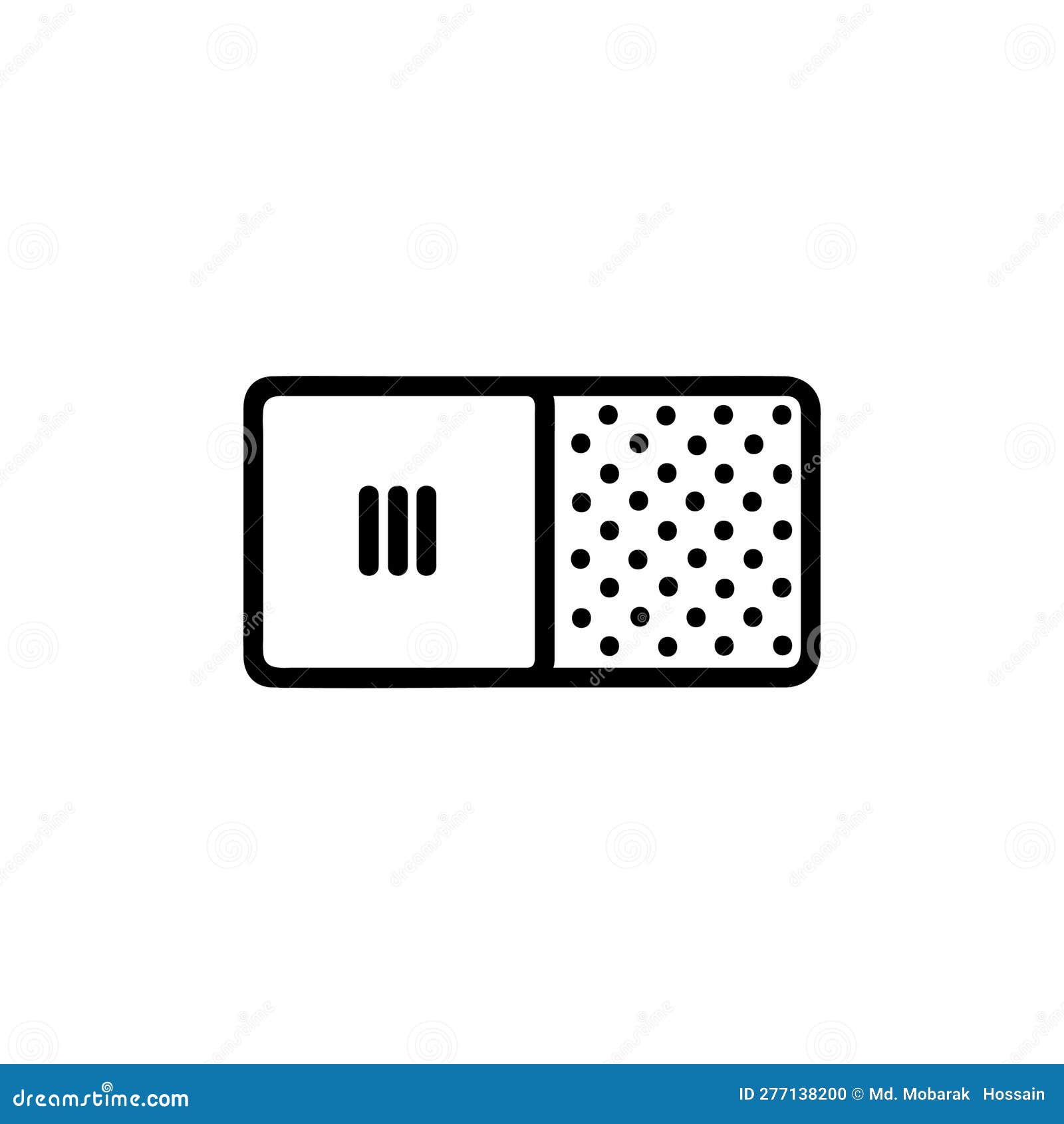 Switch Vector Icon, Outline Style, Isolated on White Background. Stock ...