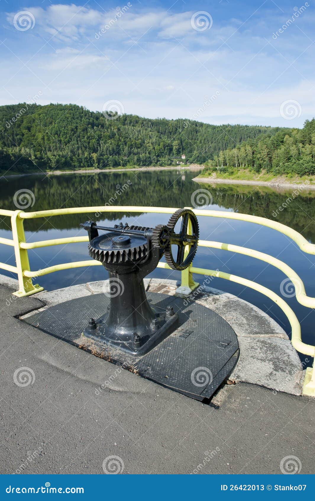 Switch of the water gate stock image. Image of industrial - 26422013
