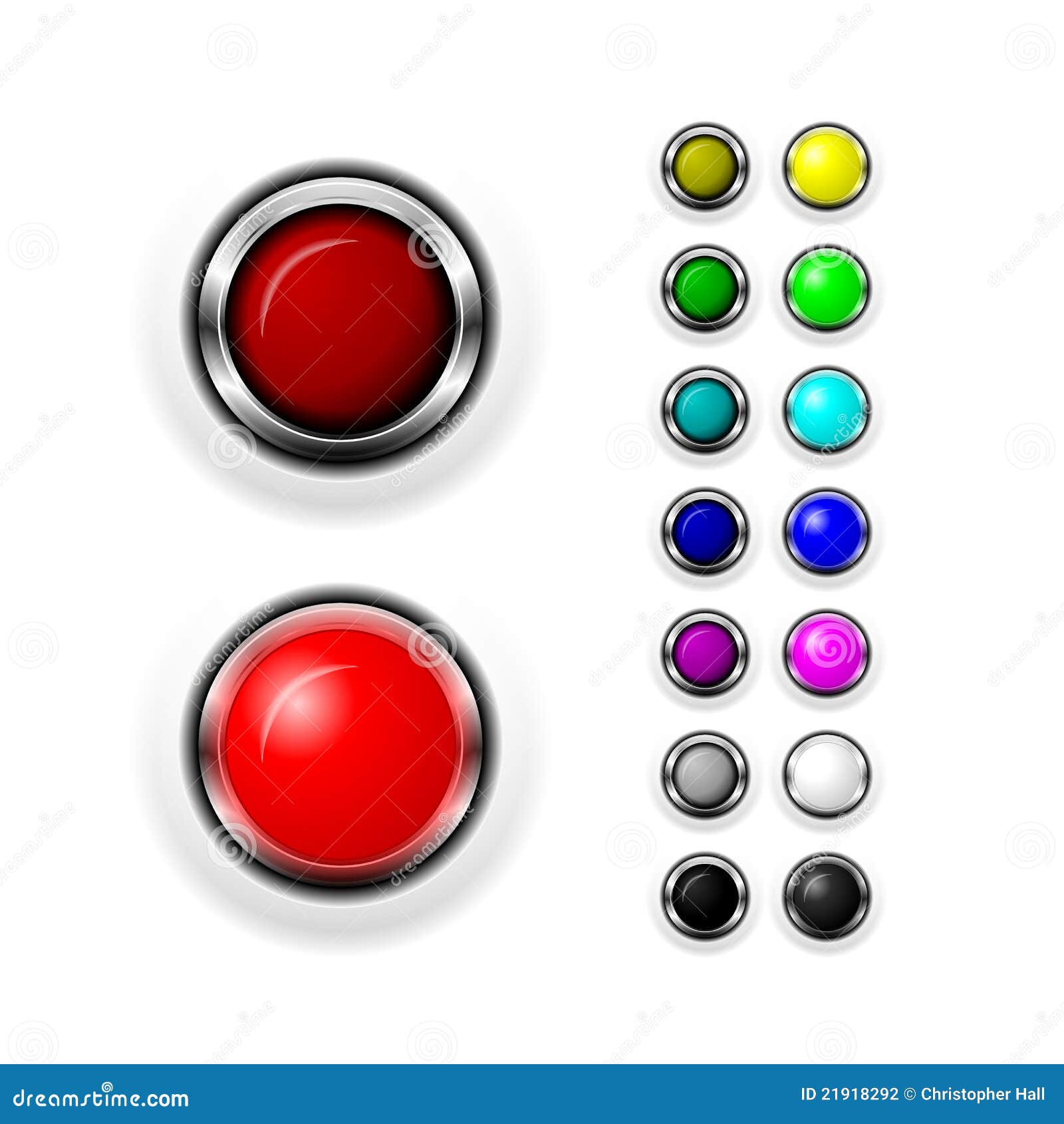 Switch Web Buttons stock illustration. Illustration of wall - 21918292