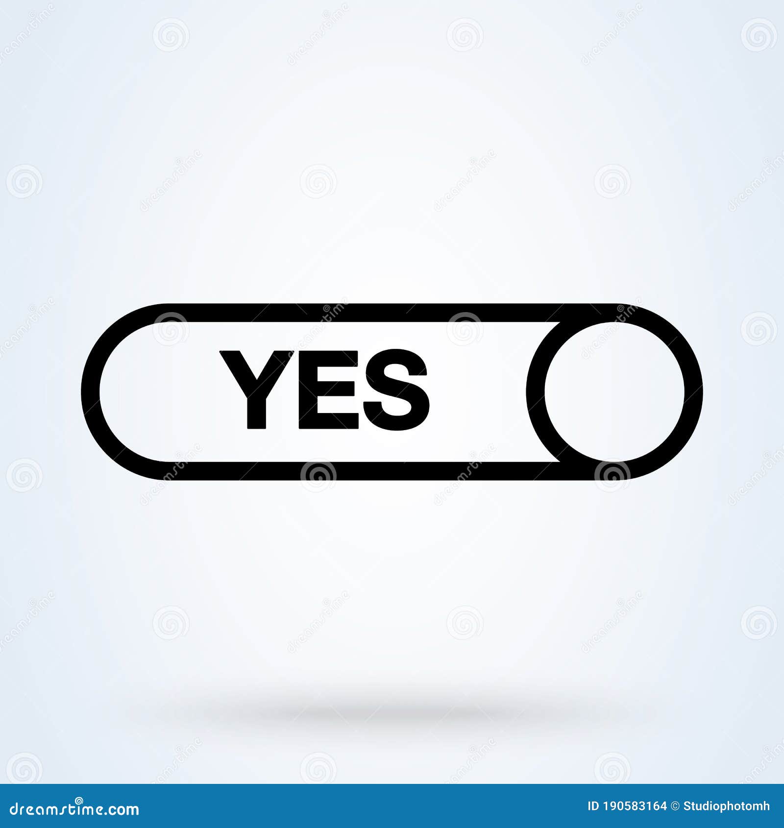 Switch Yes. Yes Toggle Switch Buttons. Switcher On Device To Control ...