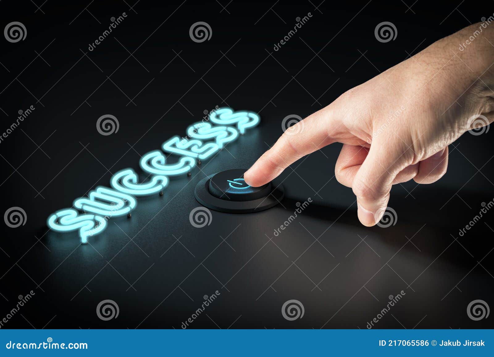 Switch Your Mind To Success Concept Stock Photo - Image of leadership ...