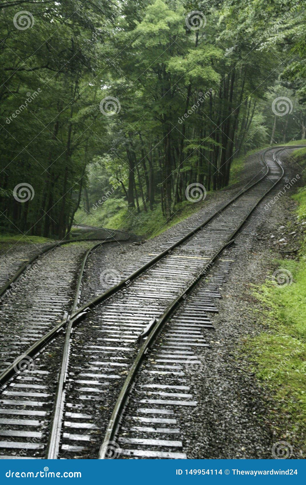 A Switchback Rail in the Mountains Stock Photo - Image of mining ...