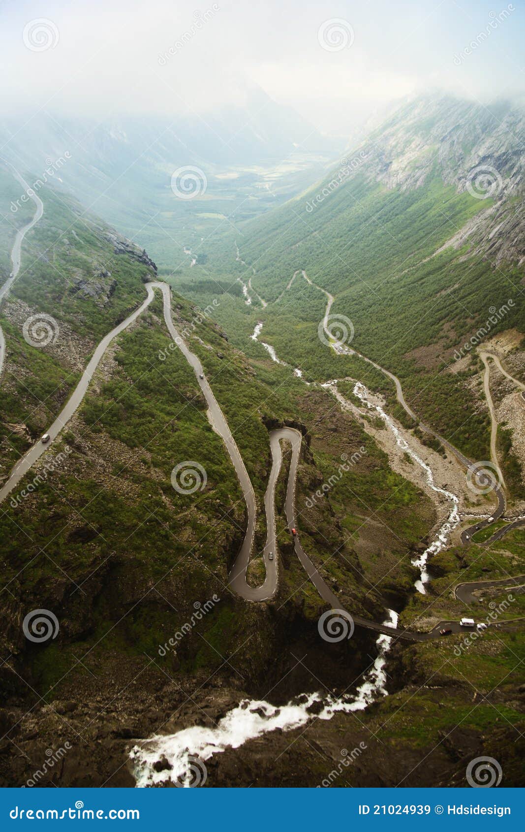 Switchback Road on Mountain Stock Image - Image of road, winding: 21024939