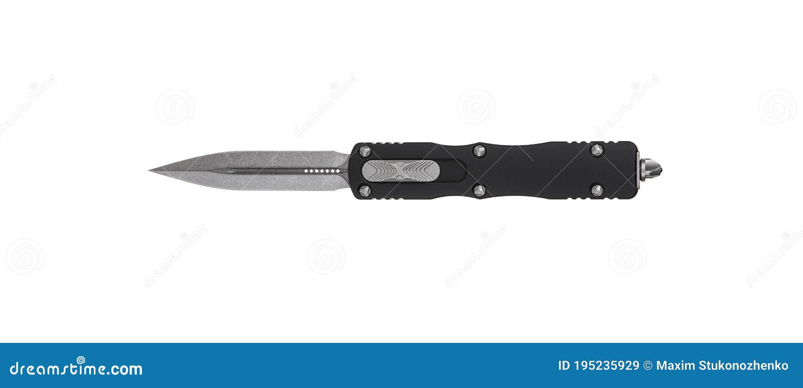 Switchblade Automatic Out-the-front OTF Knife with Black Handle and ...