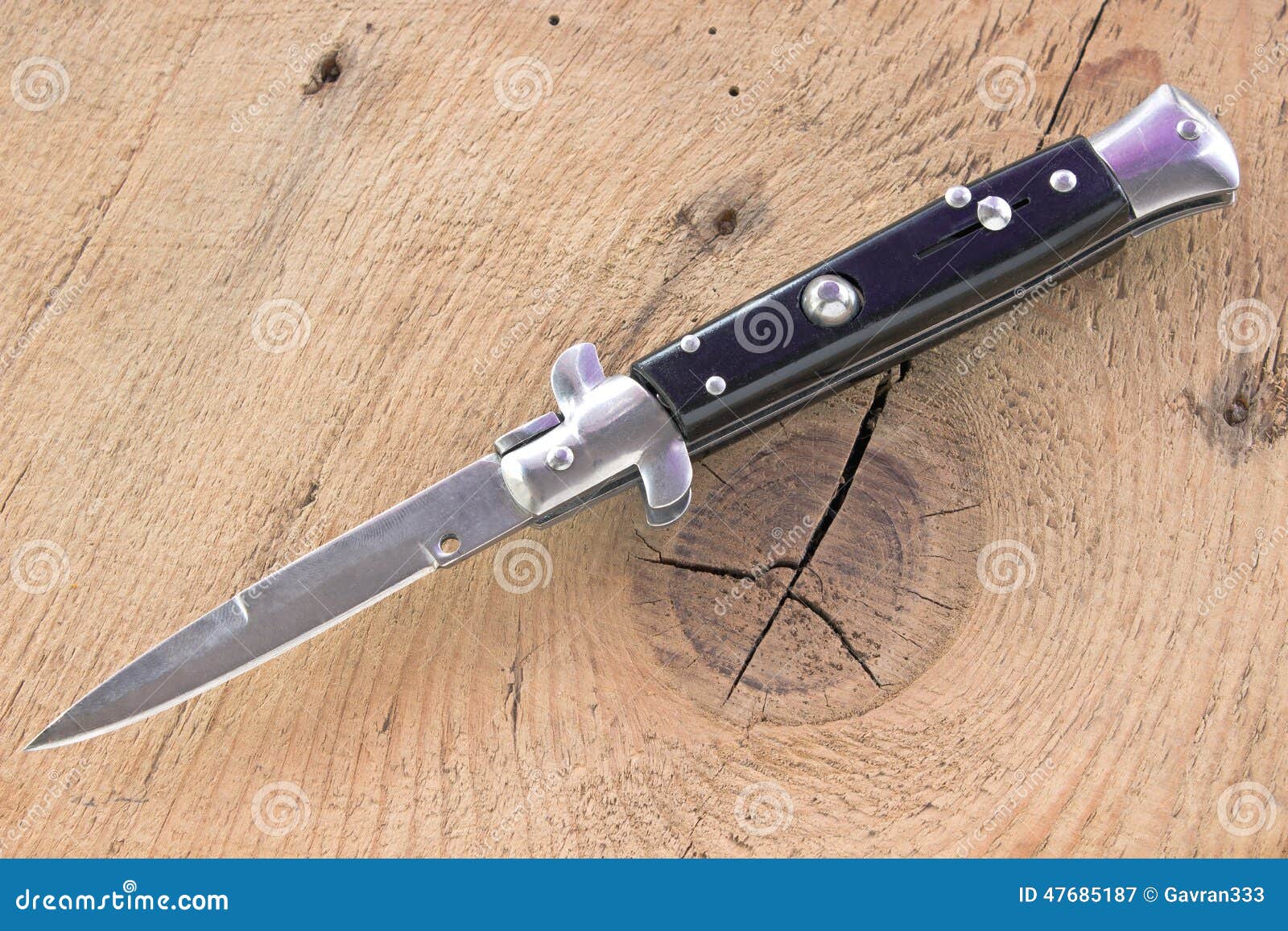 Switchblade knife stock image. Image of dangerous, crime - 47685187
