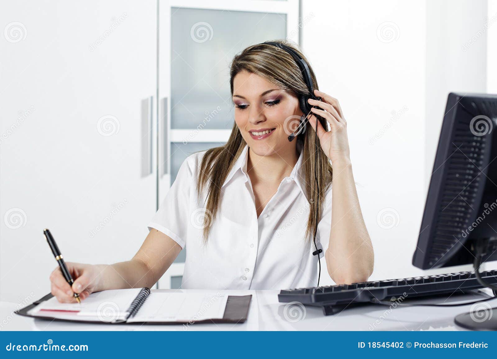 Switchboard stock photo. Image of enterprise, phone, woman - 18545402