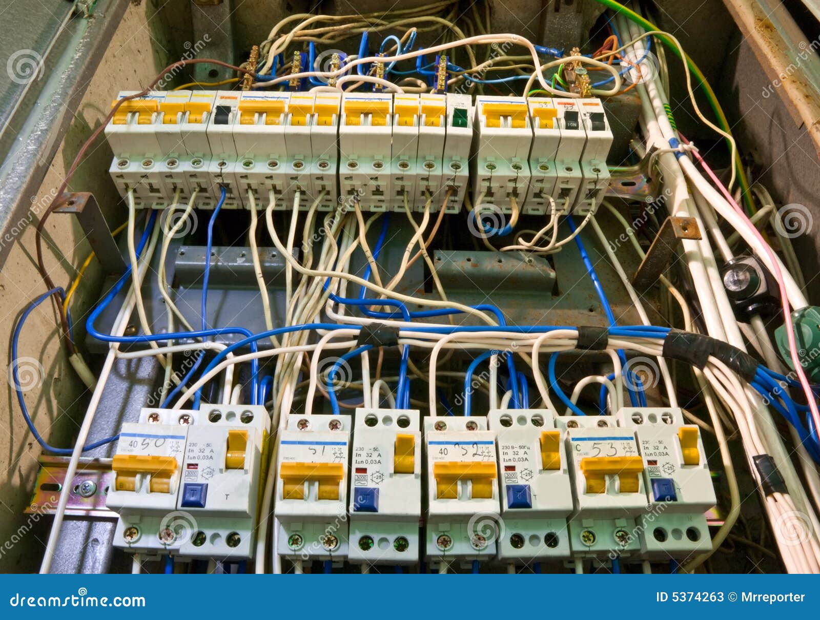 Switchboard stock image. Image of high, cable, electricity - 5374263