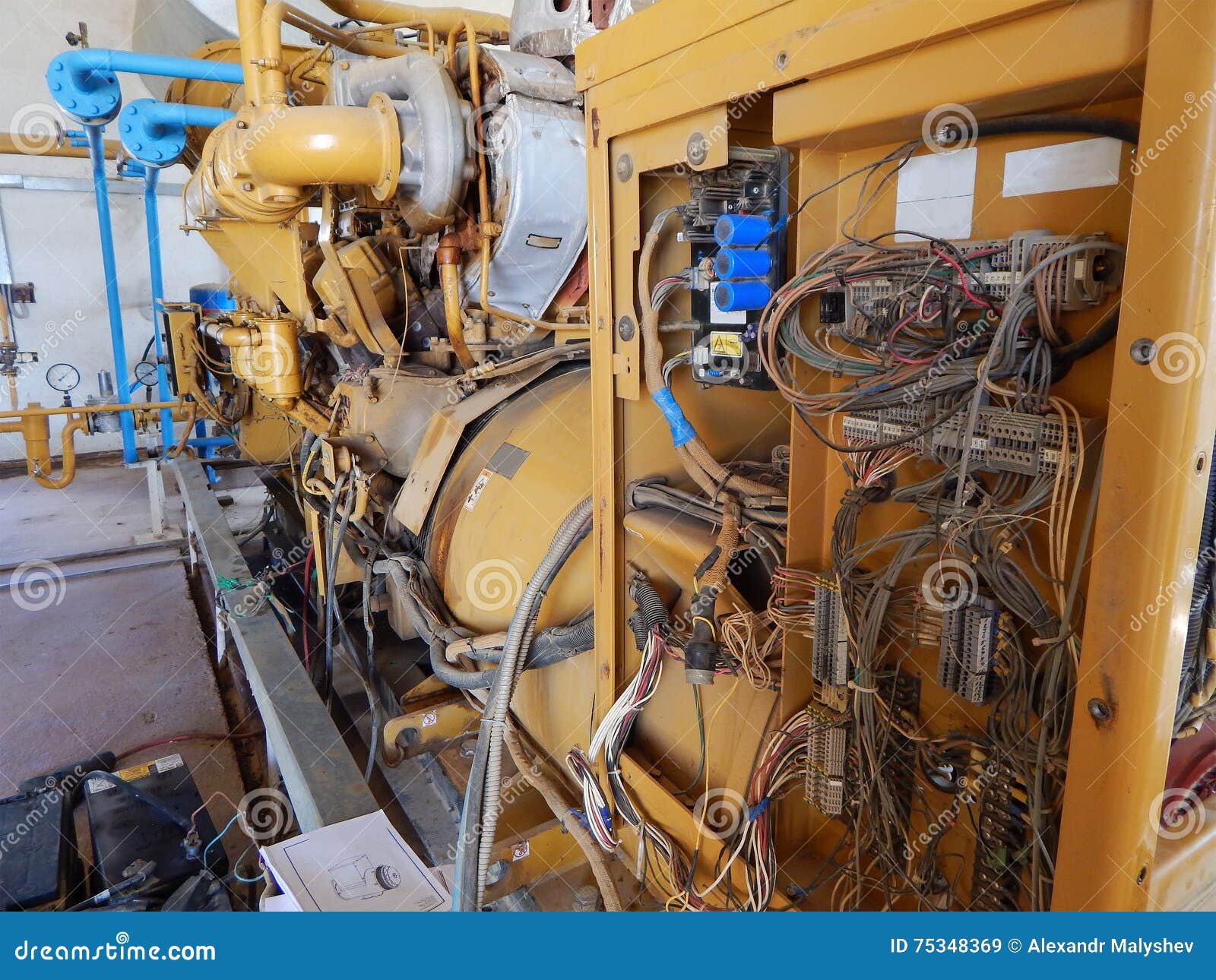 Switchboard generator. stock image. Image of distribution - 75348369