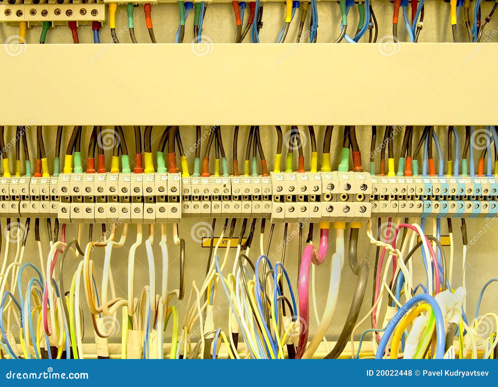 Switchboard panel stock photo. Image of cable, internet - 20022448