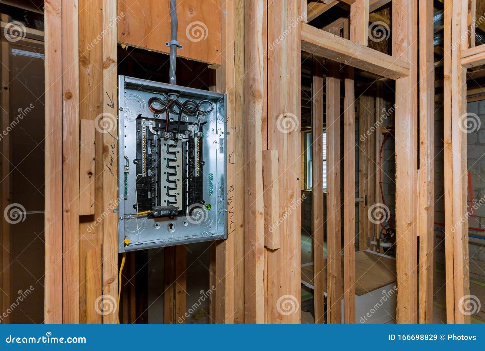 Interior Framing with Basement Construction Switchboard Voltage with ...