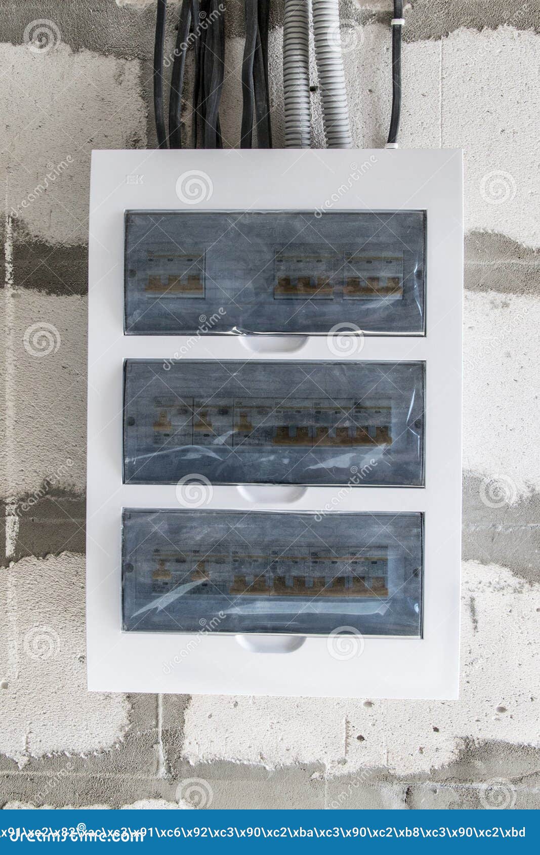 Switchboard with Fuses and Circuit Breakers Stock Photo - Image of ...