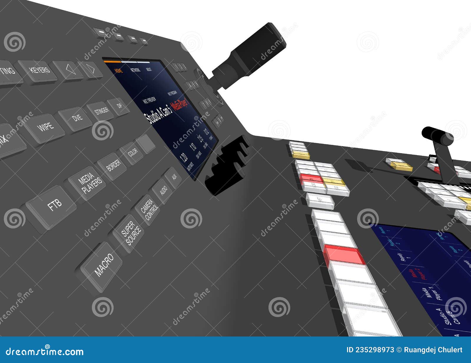 Switcher for Video Prodcution Stock Illustration - Illustration of ...