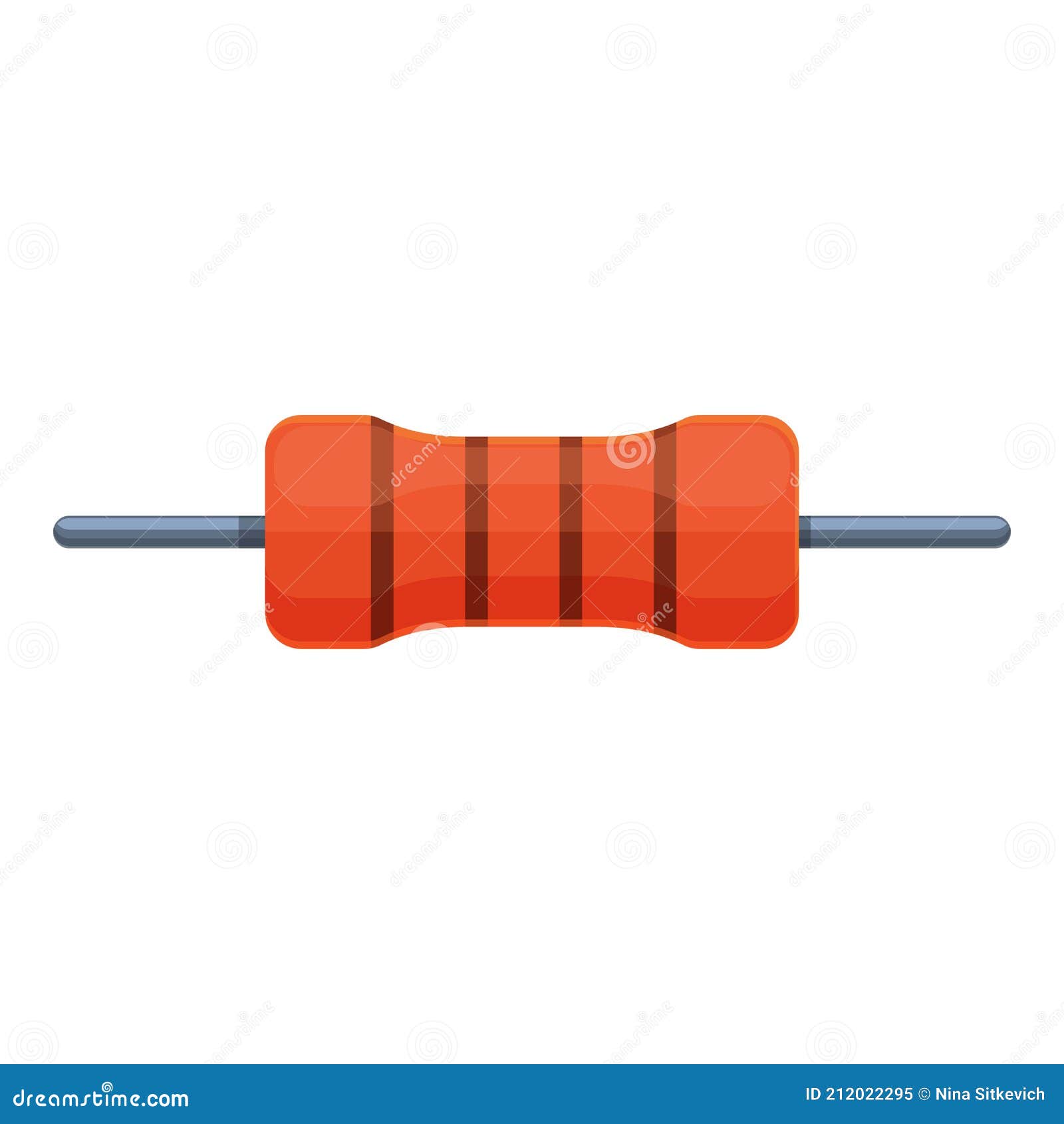 Switcher Resistor Icon, Cartoon Style Stock Vector - Illustration of ...
