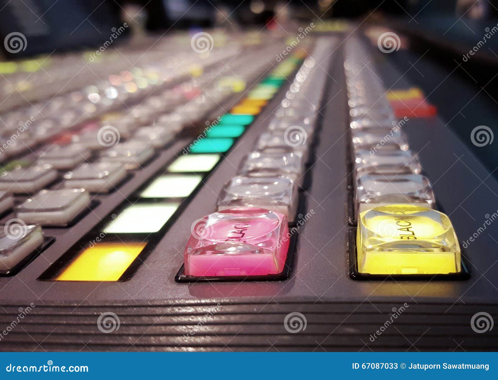 Switcher of Television Broadcast5 Stock Image - Image of board ...