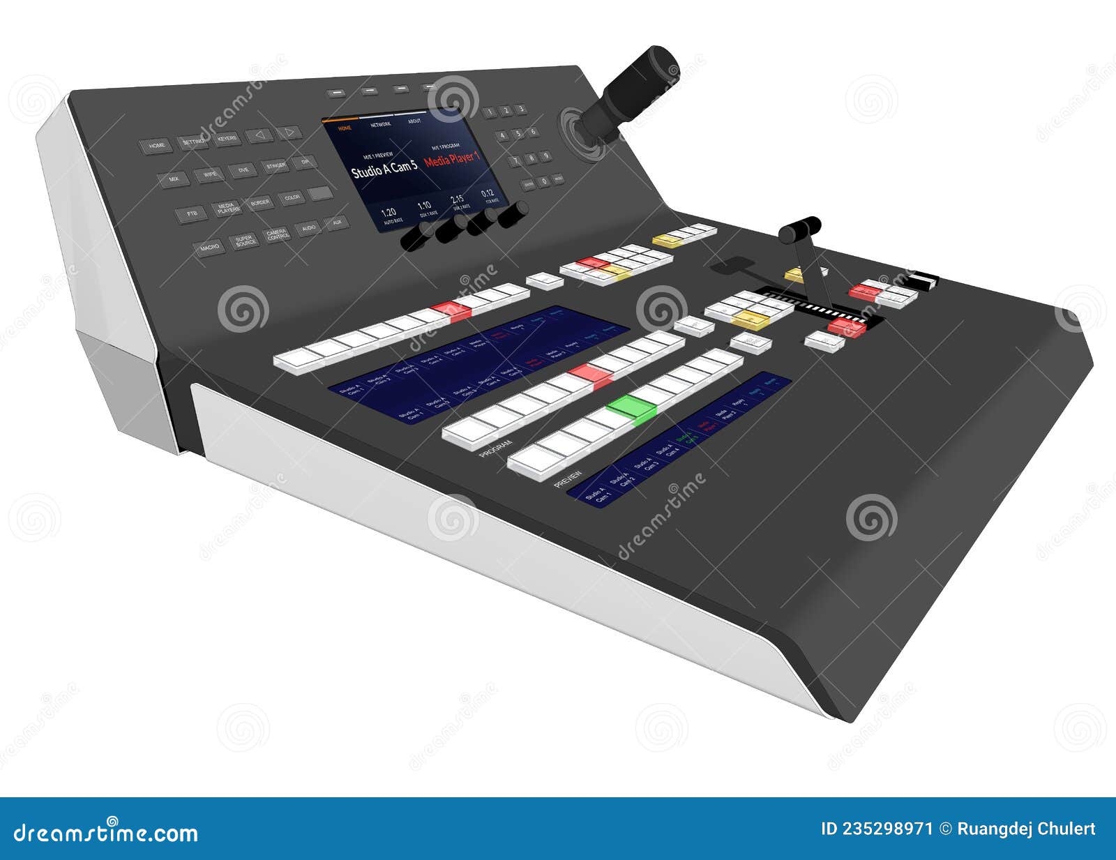 Switcher for Video Prodcution Stock Illustration - Illustration of ...