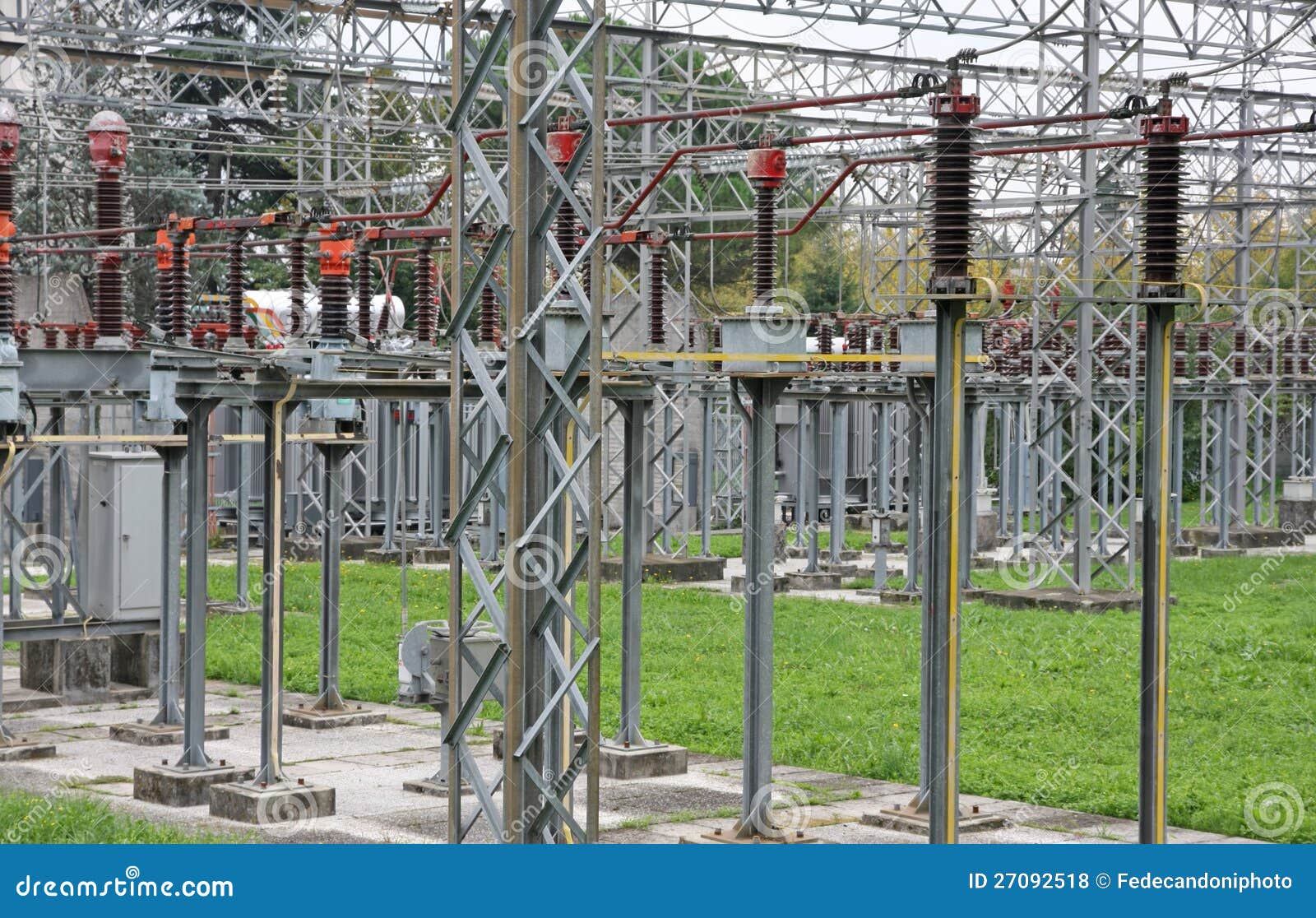 Switches in an Energy Substation Stock Photo - Image of sink ...