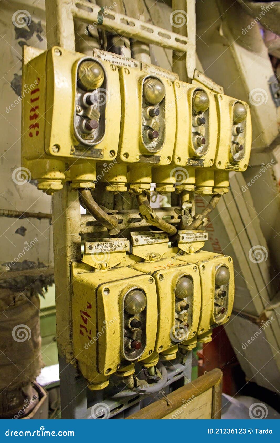 The switches on the rack stock image. Image of bilge - 21236123