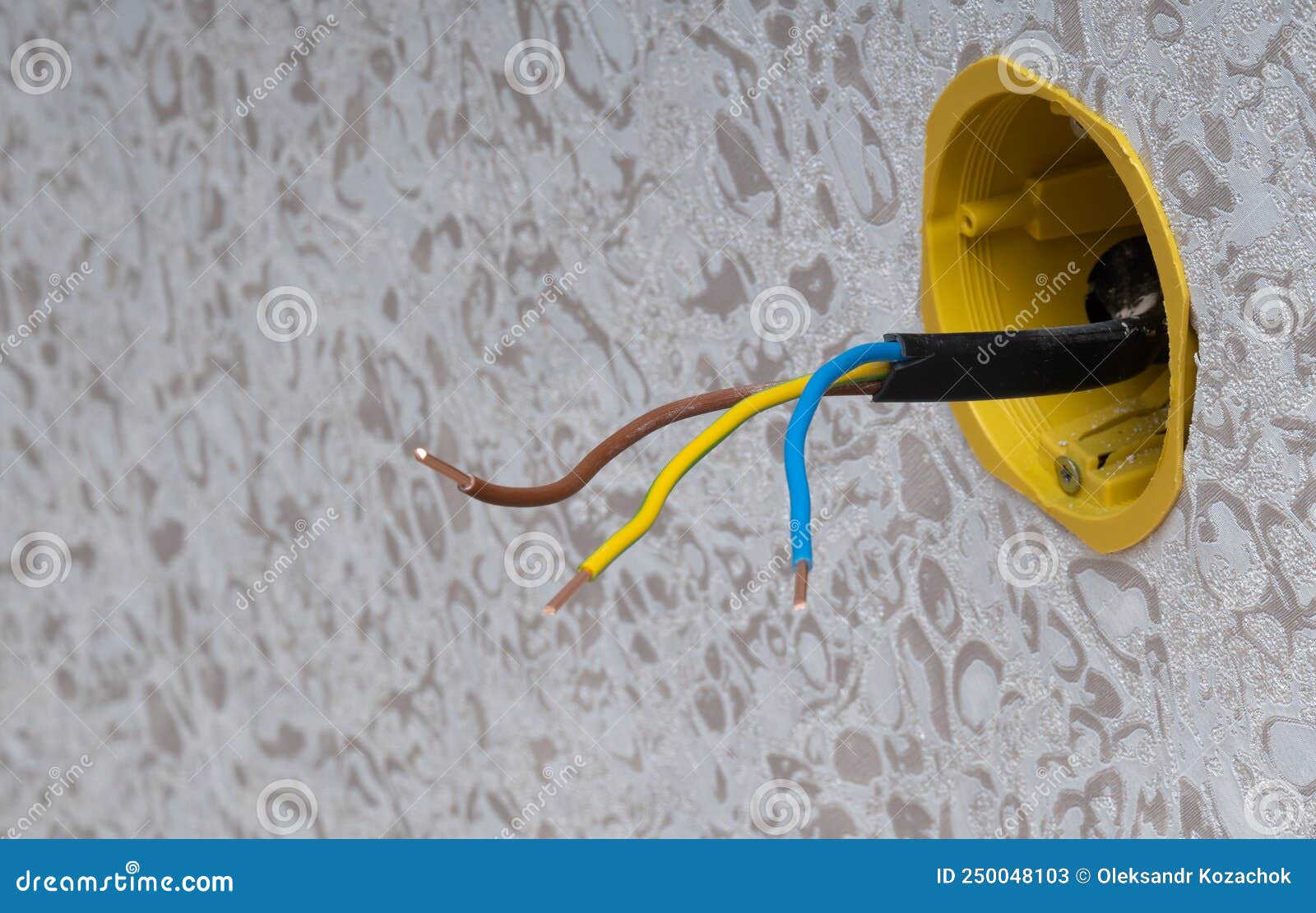 Switches and Sockets of a Household Electrical System. Stock Image ...