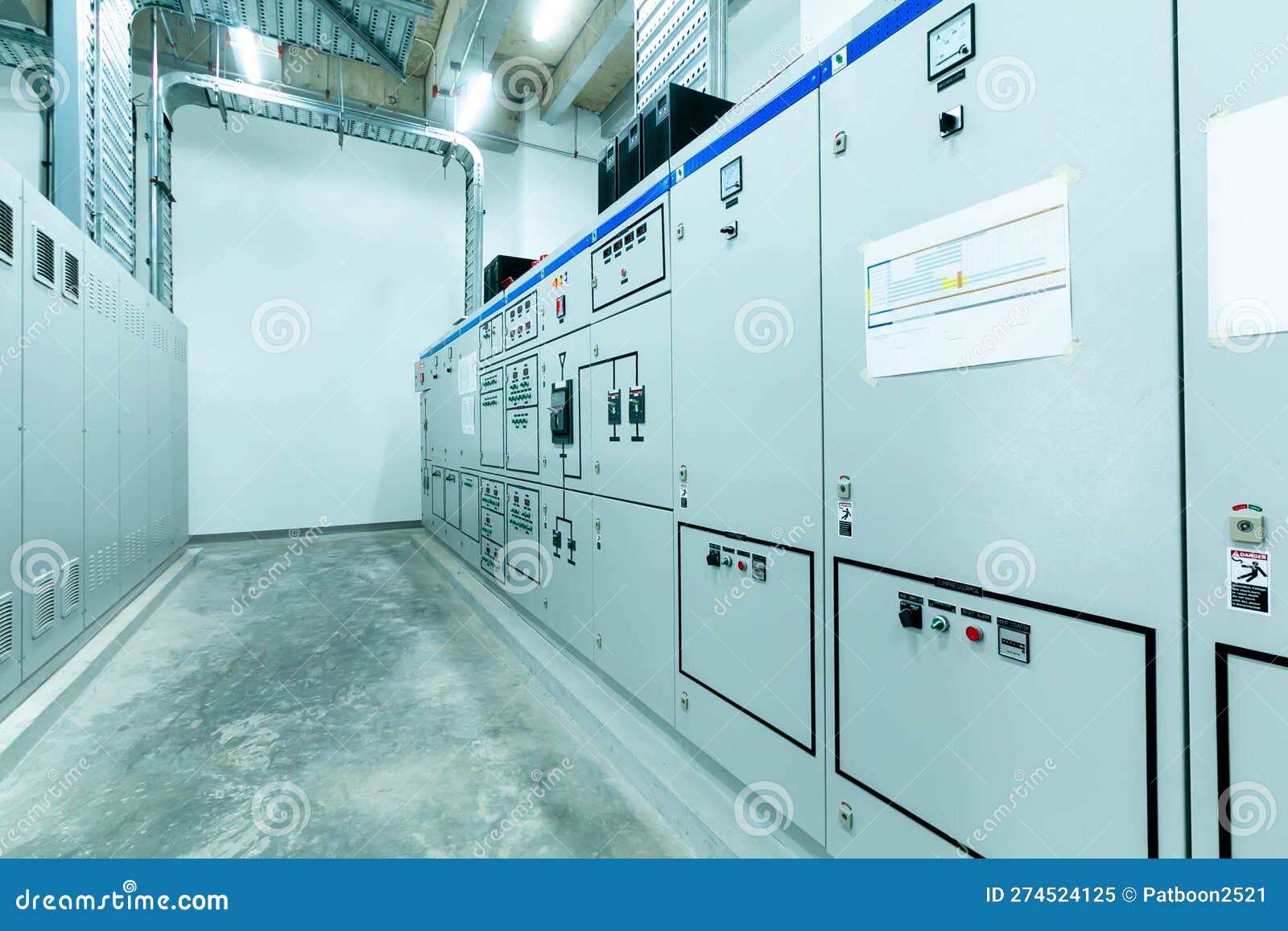 Switchgear In The Electrical Room Stock Photo | CartoonDealer.com #96085242