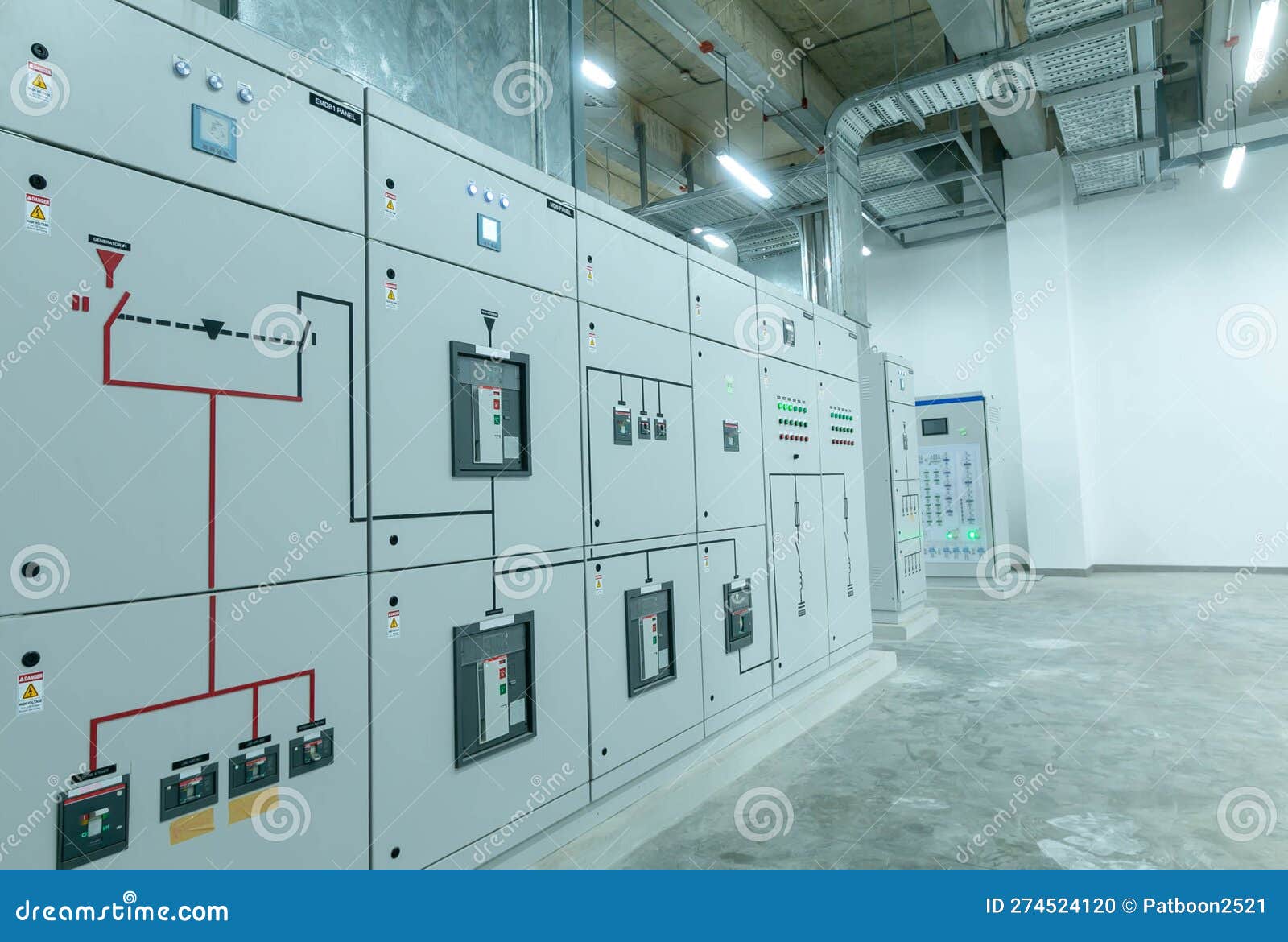 Switchgear In The Electrical Room Stock Photo | CartoonDealer.com #96085242