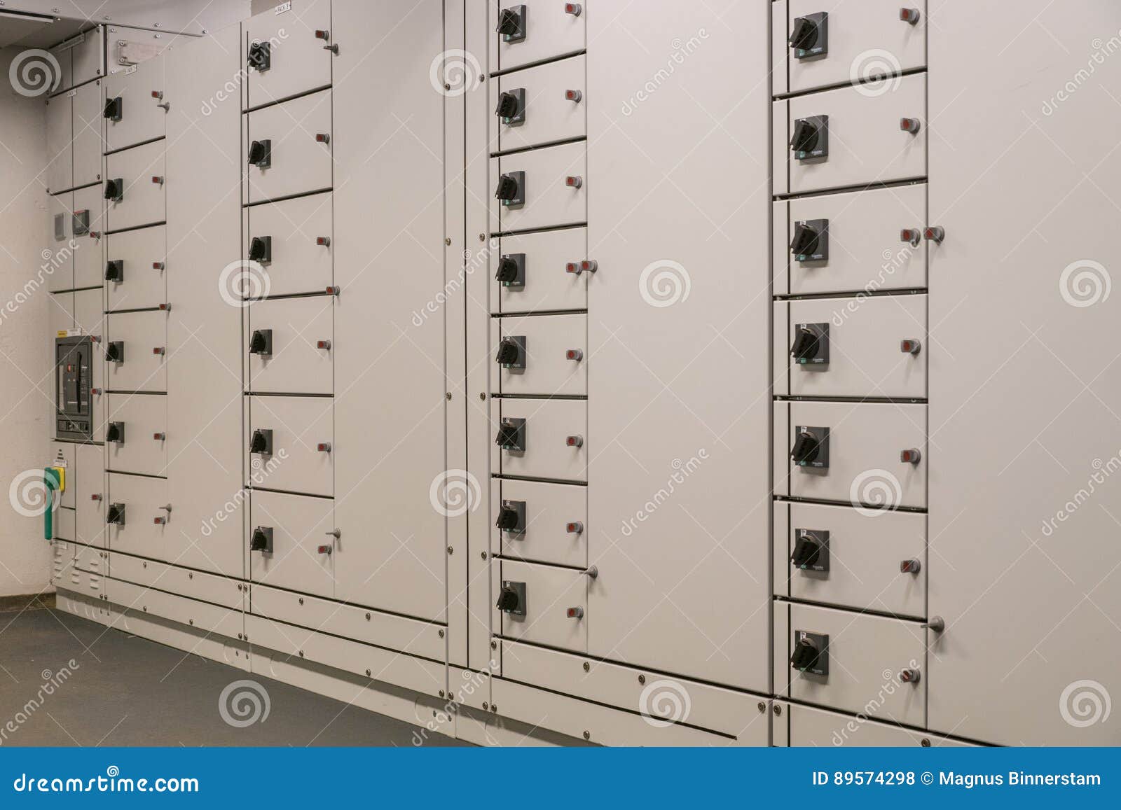 Switchgear cabinets stock photo. Image of industrial - 89574298
