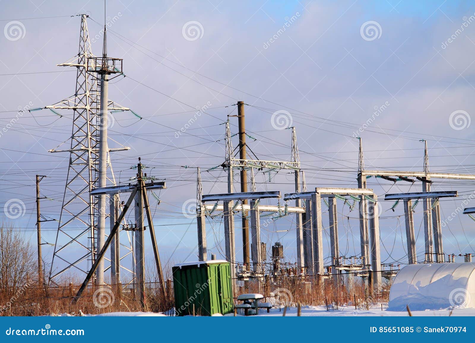 Switchgear station stock image. Image of industry, preservation - 85651085