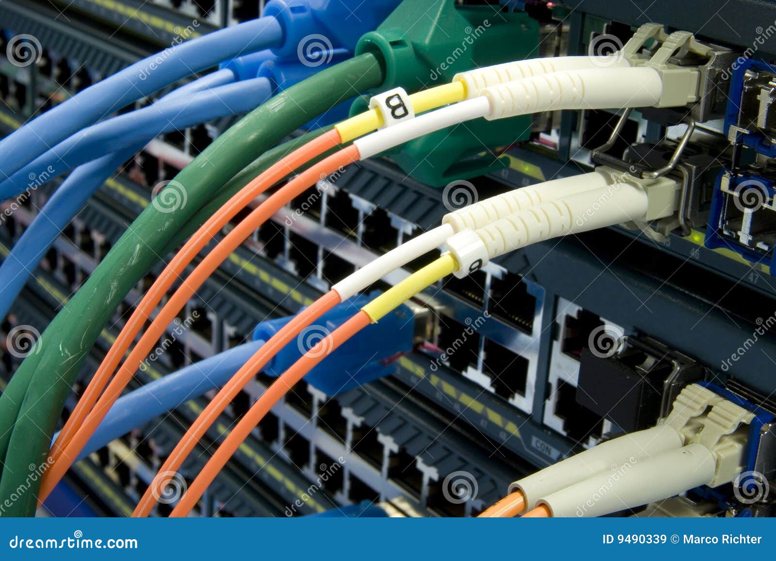 Switching stock image. Image of network, servers, computer - 9490339