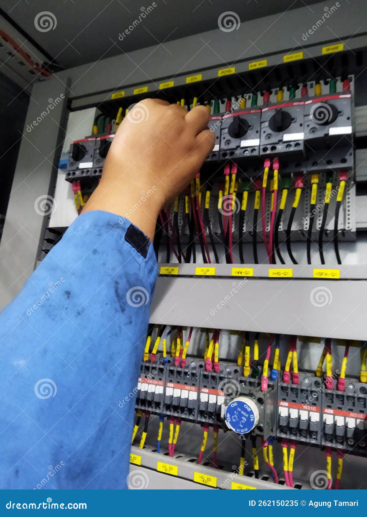 Switching Control Motor Panel Stock Image - Image of brand, conto ...