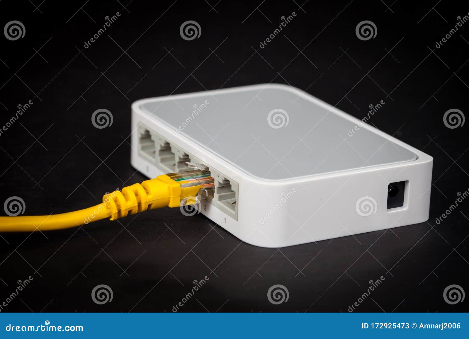 Switching Hub Box for Internet Network Stock Image - Image of ...