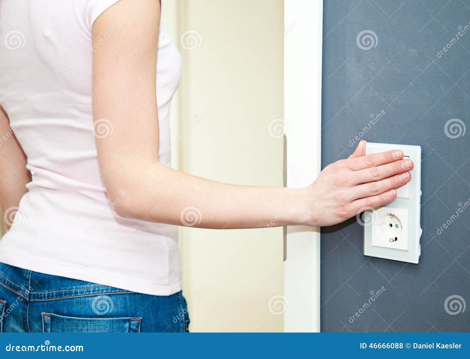 Switching off the light stock photo. Image of switching - 46666088