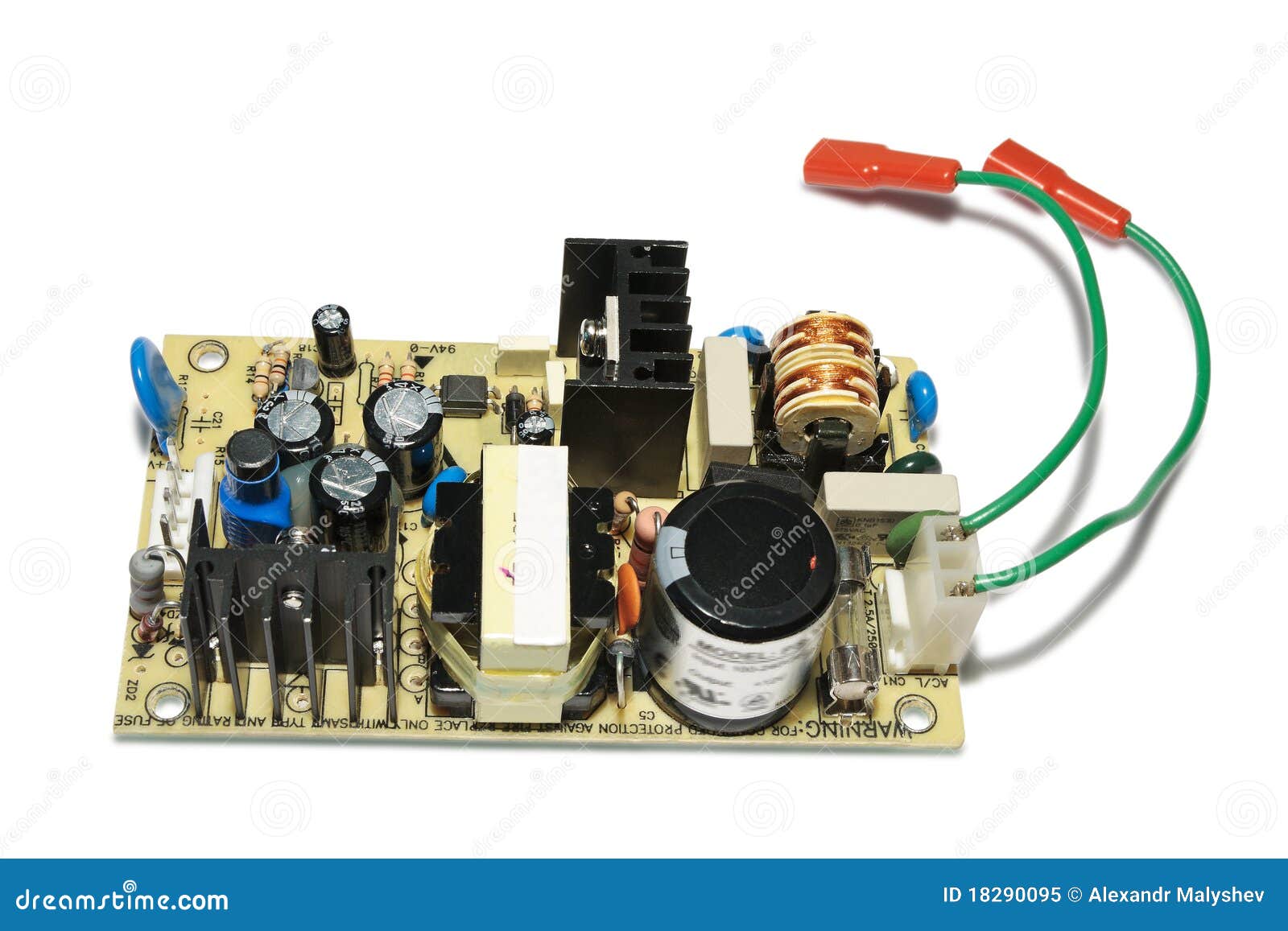 Switching Power Supply. stock image. Image of circuit - 18290095
