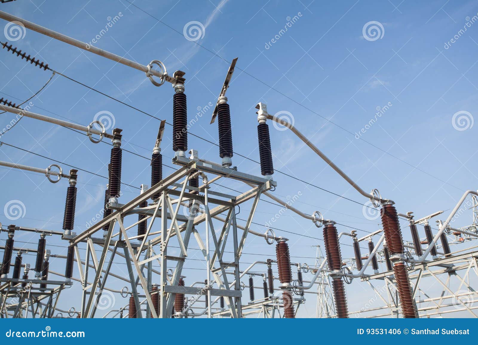 Switching Structure Controls the Supply of High Voltage. Stock Photo ...
