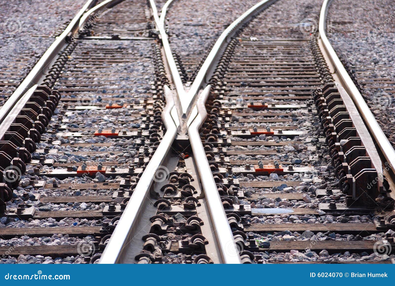 Switching Tracks stock photo. Image of switching, railroad - 6024070